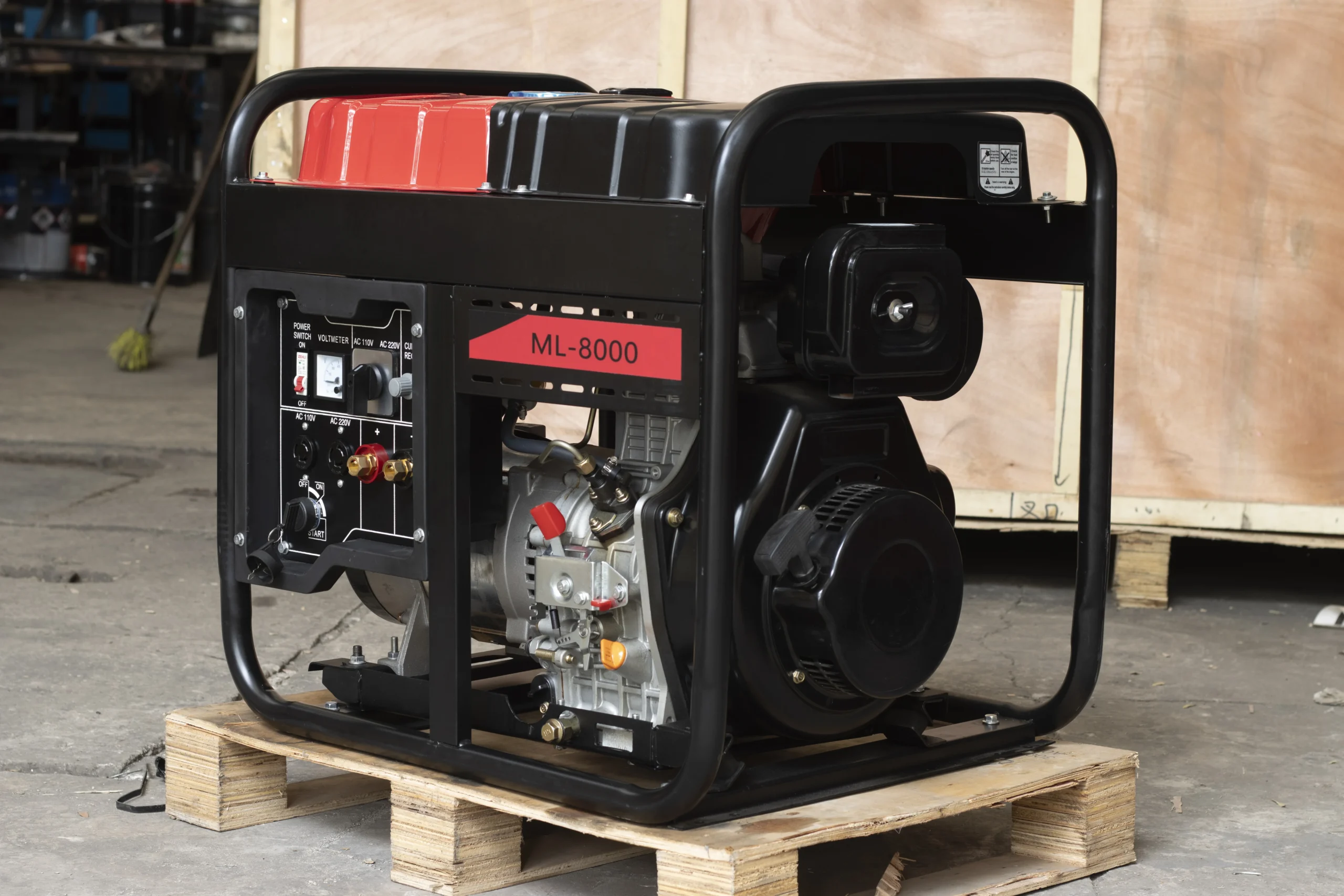 Generador Y Soldadora A Diésel De 4kw 140amp